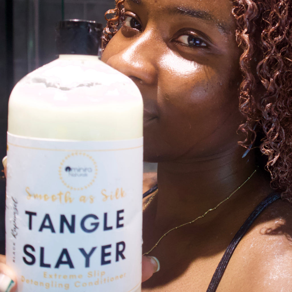"Tangle Slayer" Extreme Slip Detangling Conditioner – Ominira Naturals